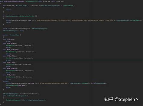 UE5 CharacterMovementComponent 简析 知乎