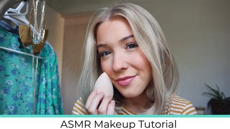 ASMR easy everyday makeup routine - YouTube