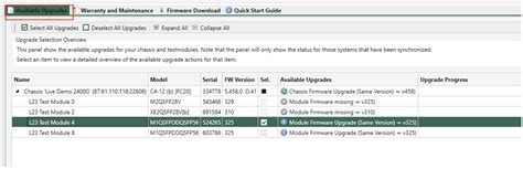 4 Synchronize Chassis Information — Xena Chassisupgrader User Manual