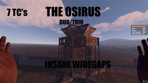 THE OSIRUS Best Duo Widegap Base Rust YouTube