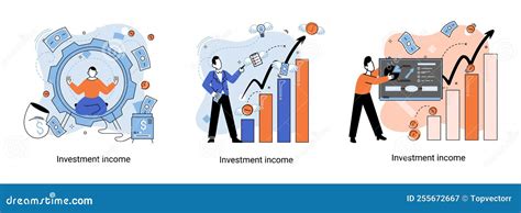 Investment Saving Money And Finance Growth Business Concept Metaphor Woman Analyzes Charts And