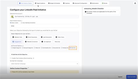 ‎linkedin Event Ads Sprinklr Help Center
