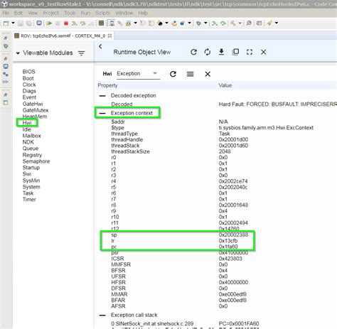 Faq 如何追踪导致ti Rtos应用程序异常的代码？ 处理器论坛 处理器 E2e™ 设计支持