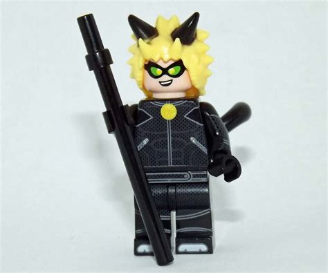 Cat Noir From Ladybug And Cat Noir Cartoon Movie Custom Minifigure Bricks