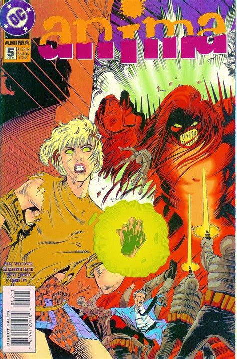 Anima 5 Dc Comics Comics Comic Book Cover