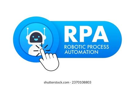 Rpa Robotic Process Automation Innovation Robots Stock Vector Royalty Free