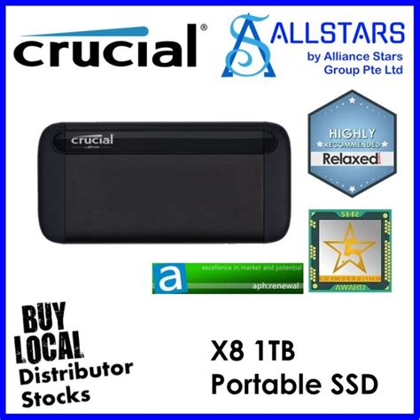 Allstars We Are Back Crucial X Tb Portable Ssd Ct X Ssd Type C With Usb C To A