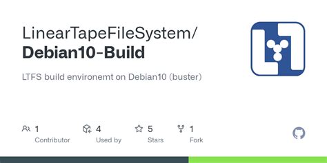 GitHub LinearTapeFileSystem Debian Build LTFS Build Environemt On Debian Buster