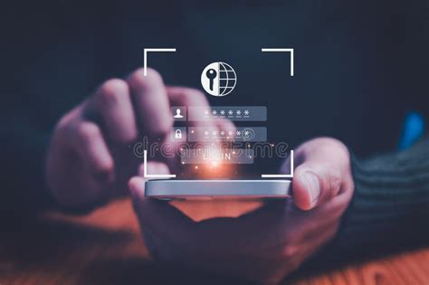 Cybersecurity Concept Global Network Security Technology Businessman