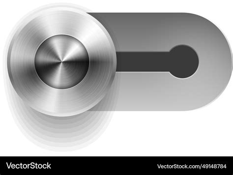 High Detailed Of Metallic Switcher Royalty Free Vector Image