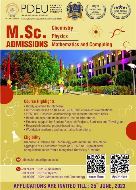 Department Of Physics Pdeu On Linkedin Pdeu