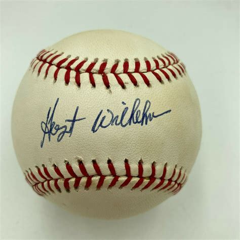 Hoyt Wilhelm Signed Autographed Official Major League Baseball Jsa Coa — Showpieces Sports