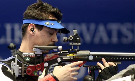 Tir Sportif Jo 2024 Lucas Kryzs En Finale De La Carabine 50 Mètres 3 Positions Romain Aufrère