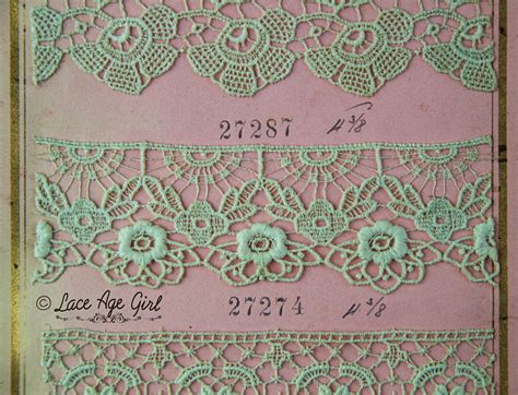 Lace Age Girl Vintage Lace Sample Book