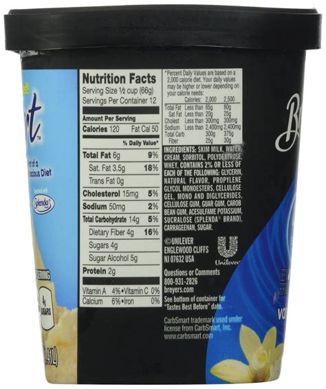 Breyers Carb Smart Chocolate Ice Cream Nutrition Facts Besto Blog
