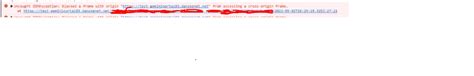 Cross Origin Frame Error After Updating To Edge 98 Stack Overflow