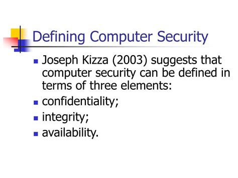 PPT Computer Security PowerPoint Presentation Free Download ID 823393