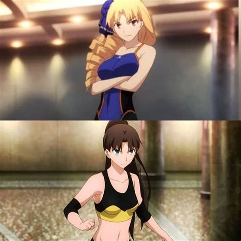 Instagramda Artoriatohsaka123 Rin Tohsaka And Luviagelita Edelfelt