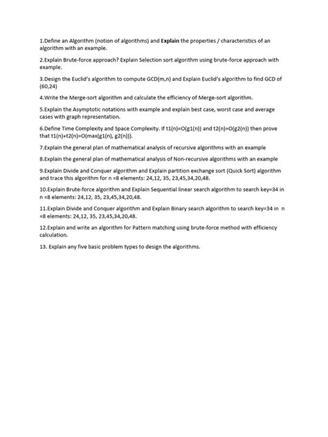 Ada Sem Iv Mod 1 Imp Questions For Ia Vtunetwork Pdf