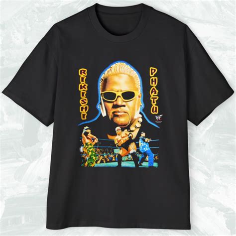 Vintage 90s Rikishi Phatu Wrestling Wwe Wwf Shirt Tokopyramid