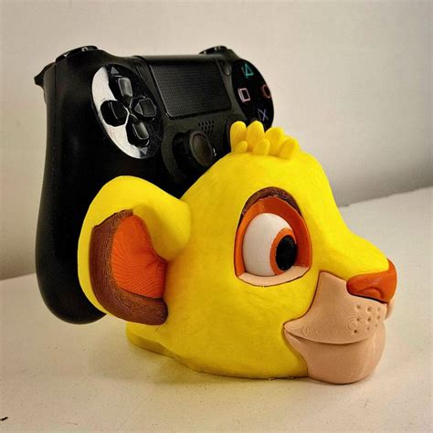 3d Printable Simba Controller Holder By Aslan
