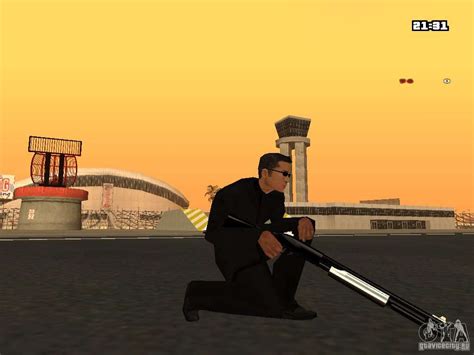 Blue Weapon Pack For GTA San Andreas