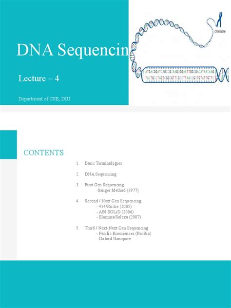 Lecture 4 Dna Sequencing Pdf Dna Sequencing Primer Molecular Biology