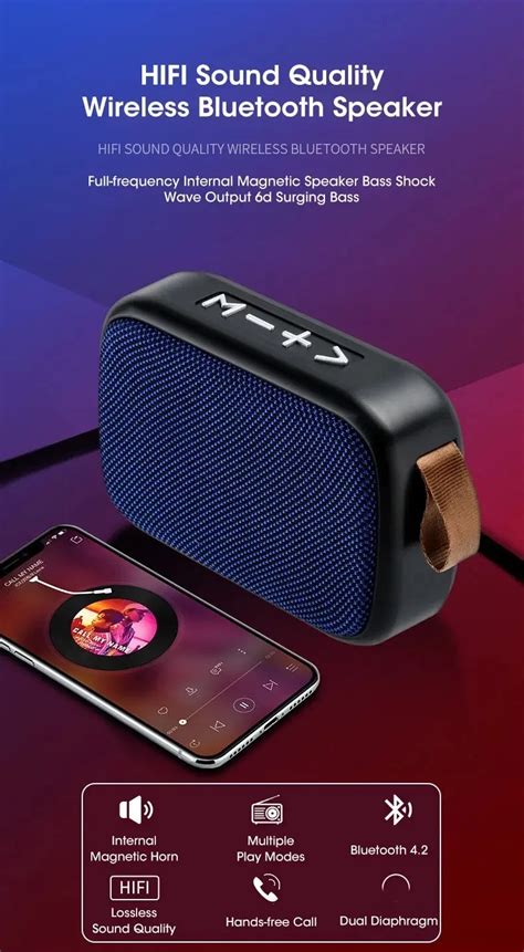 Внешняя беспроводная Bluetooth-колонка, цвет в ассортименте | AliExpress