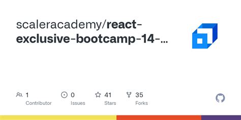 GitHub Scaleracademy React Exclusive Bootcamp Jul