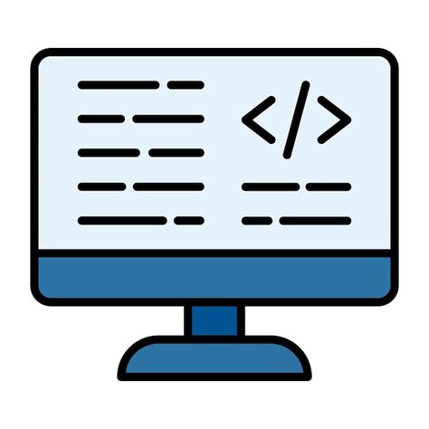 Иллюстрация с плоским кодом Css Премиум векторы
