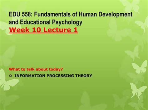Information Processing Theorypptx About Pptx Data Storage And