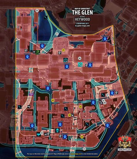 Maps For Heywood In Cyberpunk 2077 Cp77