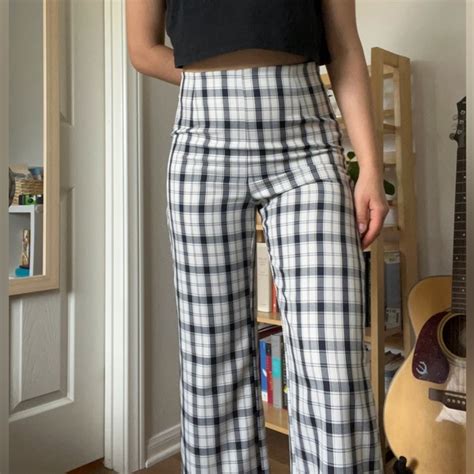 Princess Polly Pants And Jumpsuits Princess Polly Plaid Wide Leg