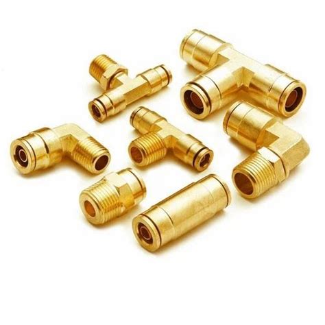Brass Push To Connect Fittings At ₹ 100piece Brass Tube Fittings In