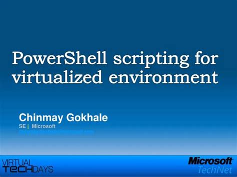 Ppt Powershell Scripting For Virtualized Environment Powerpoint