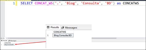 T Sql Conhecendo A Função Concatws Consulta Bd