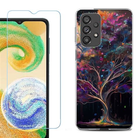 Shockproof Fashion Phone Case For Samsung Galaxy A23 5g With Tempered