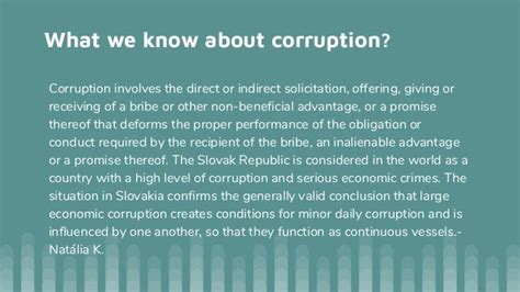 Corruption How To Define It How To Measure It How To Fight It