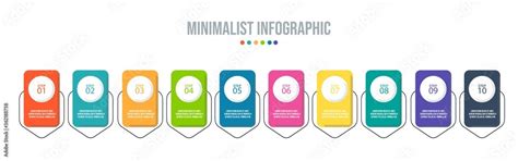 Business Data Visualization Process Chart Abstract Elements Of Graph Diagram With Steps