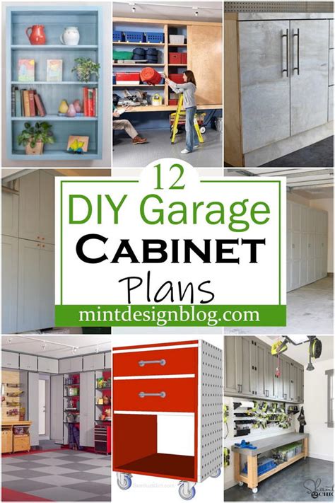 12 Diy Garage Cabinet Plans Mint Design Blog