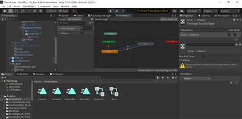 Animations Not Playing Runity3d