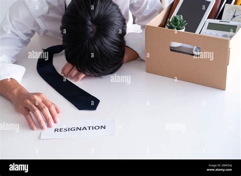 Employees Who Intend To Quit Work With Resignation Letters For Quit Or Change Of Job Leaving The