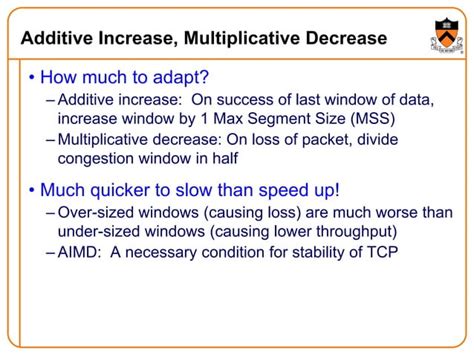 Tcp Congestion Control Topic In High Speed Network Ppt