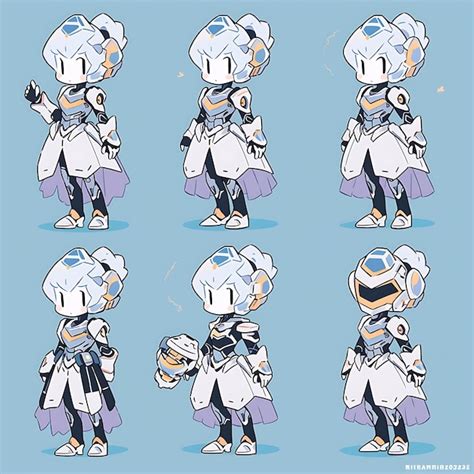 Premium Ai Image Anime Character Design Female Space Explorer Suit
