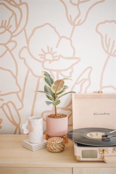 Diy Easy Flower Wall Mural Mikyla