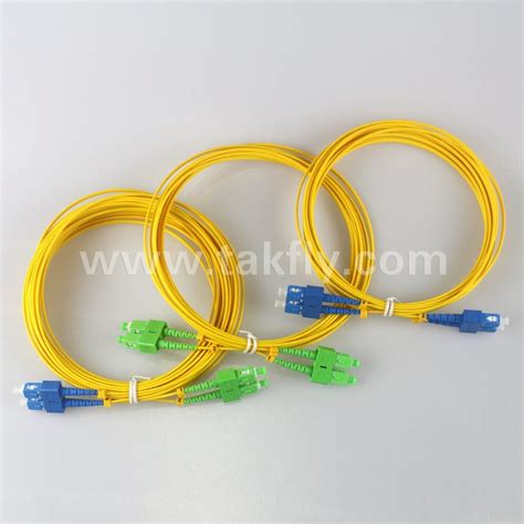Sm Singlemode Sc APC To Sc APC Fiber Optic Patch Cord Jumper Patch Cable Patch Cord And Patch