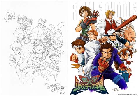 Greene Capcom Rival Schools In Patrick Stranges Art For Sale