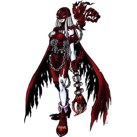 Ladydevimon Red By Industrialpanic On Deviantart