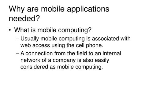 Ppt Mobile Computing Applications Powerpoint Presentation Free Download Id 976837
