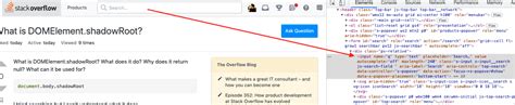 Javascript What Is Domelementshadowroot Stack Overflow